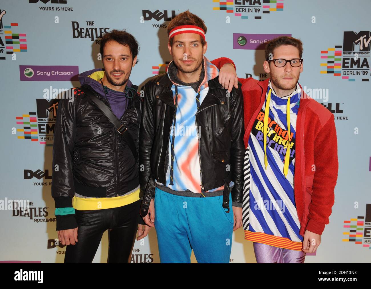 'The Kolin' arriving at the MTV European Music Awards 2009, held at the ...