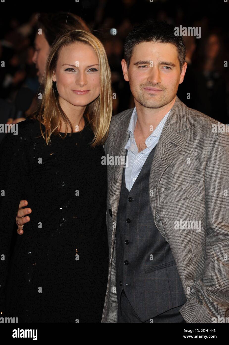 Tom Chambers and his wife arriving at the UK Premiere of Me and Orson ...