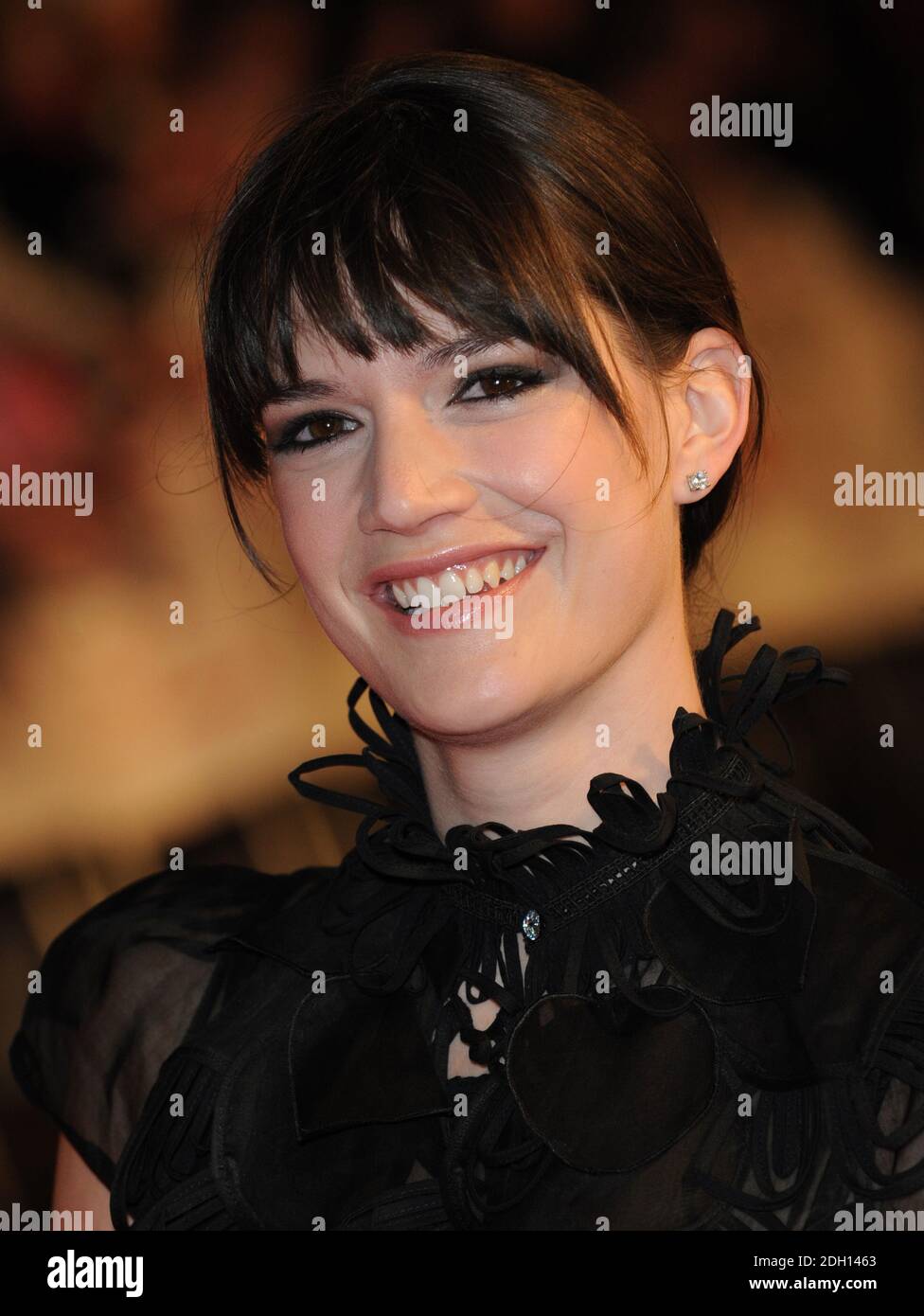 Megan Maczko arriving at the UK Premiere of Me and Orson Welles, Vue ...