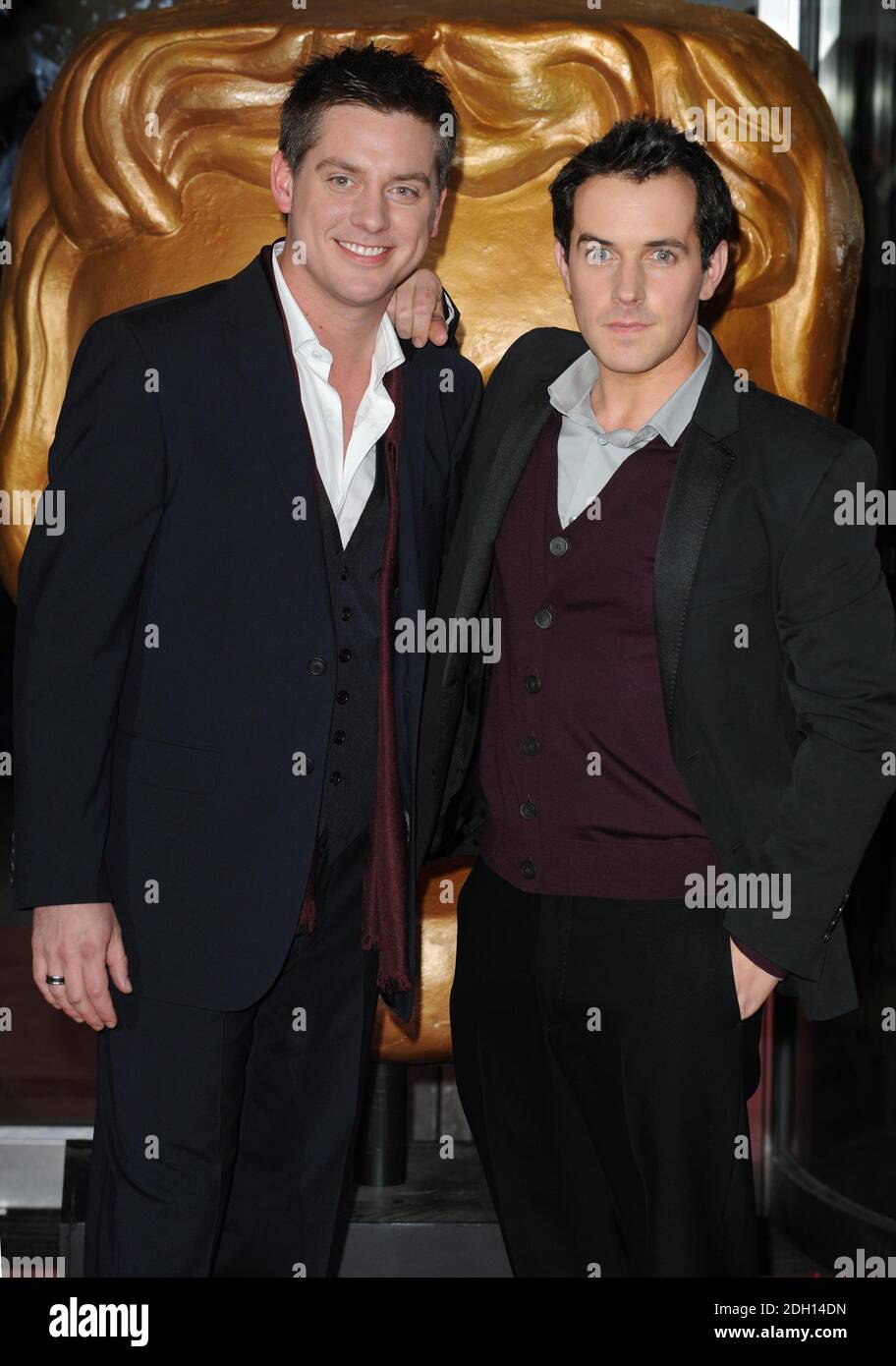 Richard McCourt and and Dominic Wood aka Dick and Dom arrive at the ...