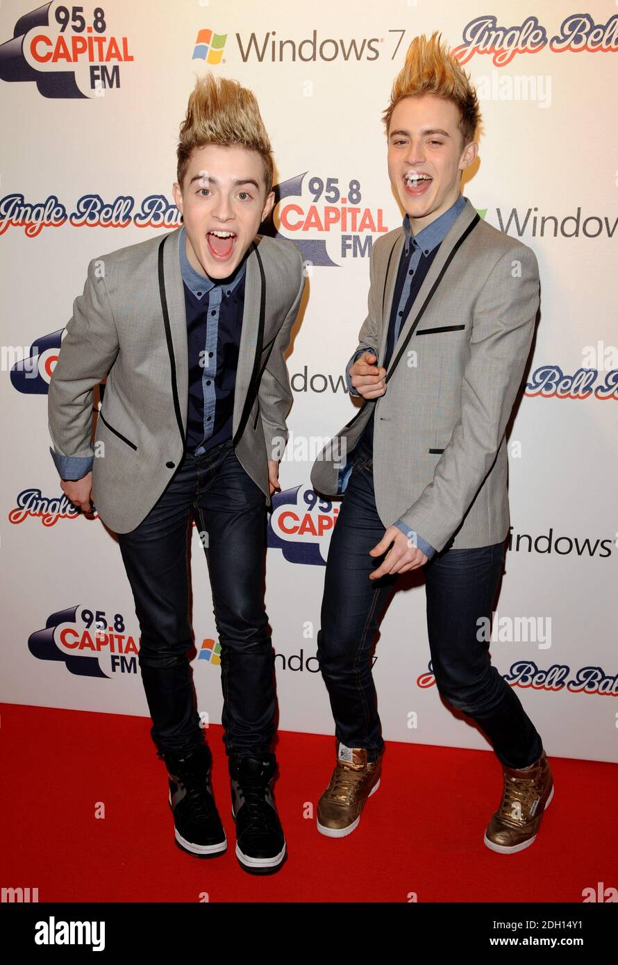 John and edward grimes aka jedward hi-res stock photography and images ...