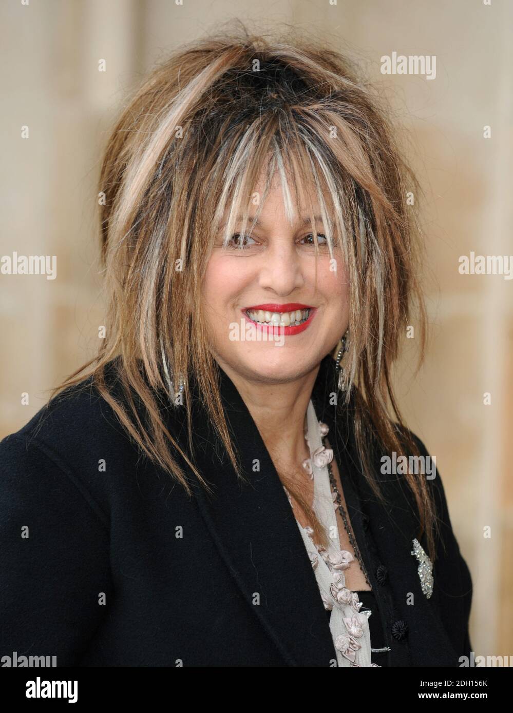 Elizabeth Emmanuel arriving at the Womens Own Children of Courage ...