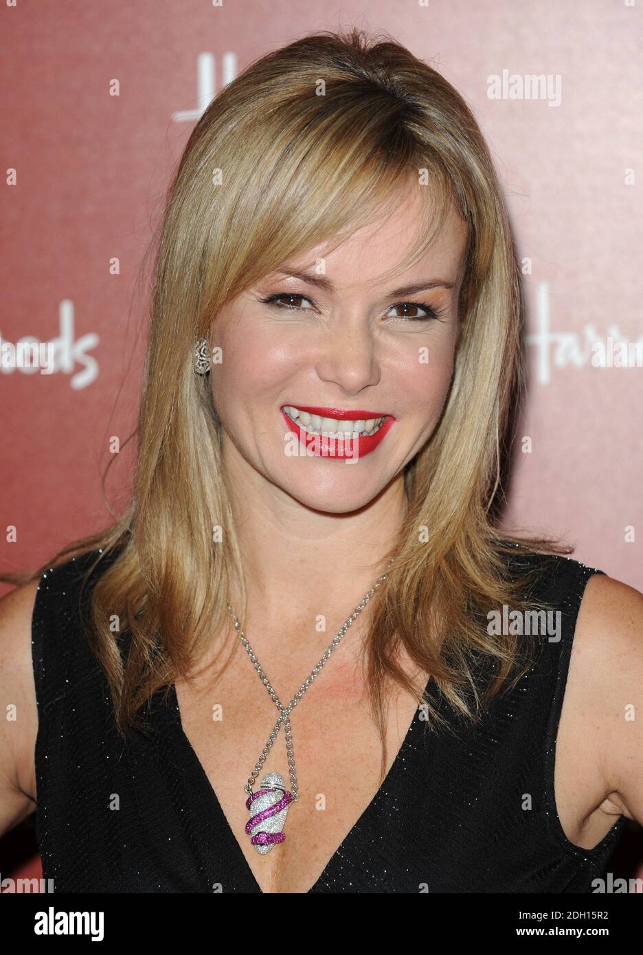 Amanda Holden opens the Harrods department store's annual winter sale ...