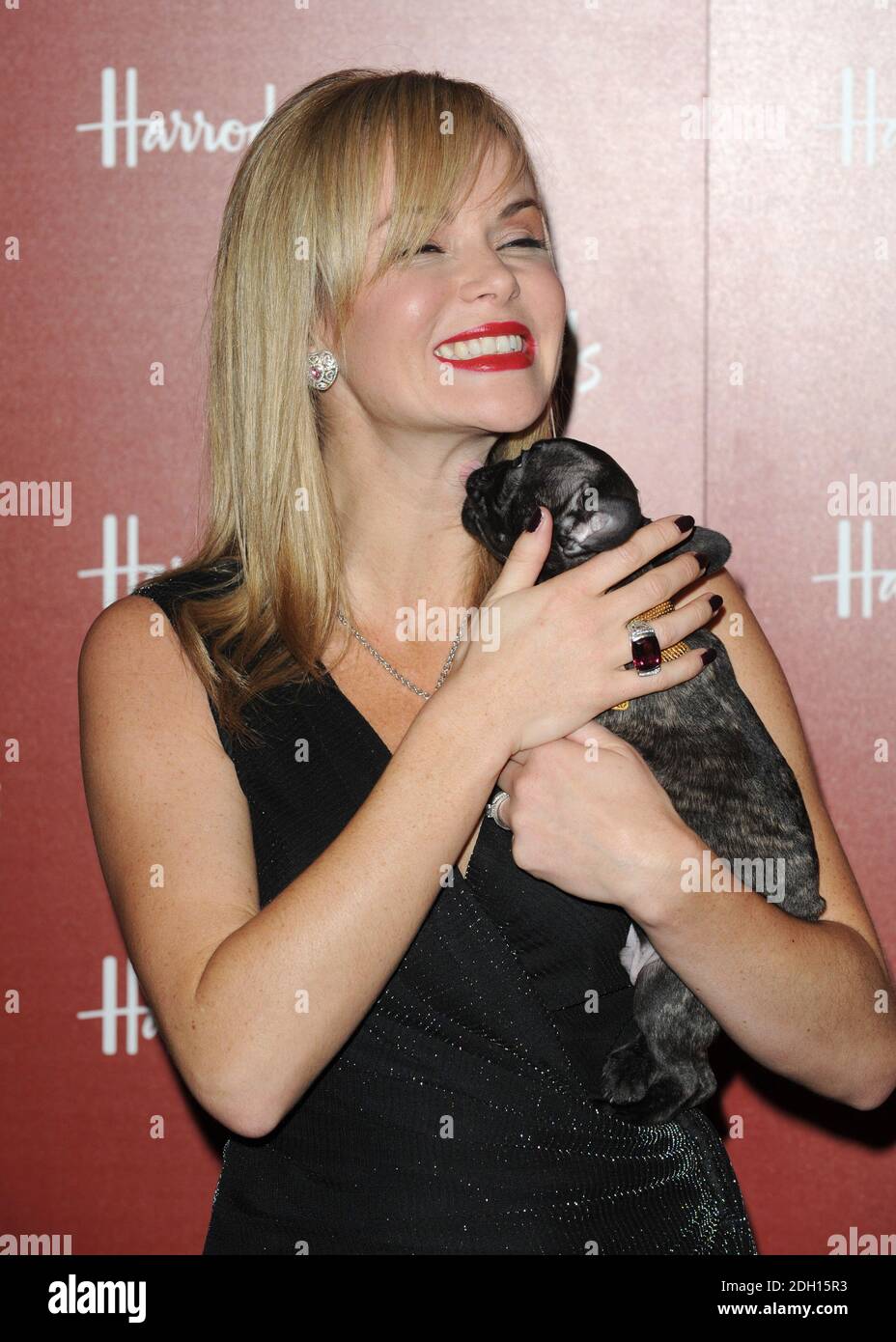 Amanda Holden opens the Harrods department store's annual winter sale ...