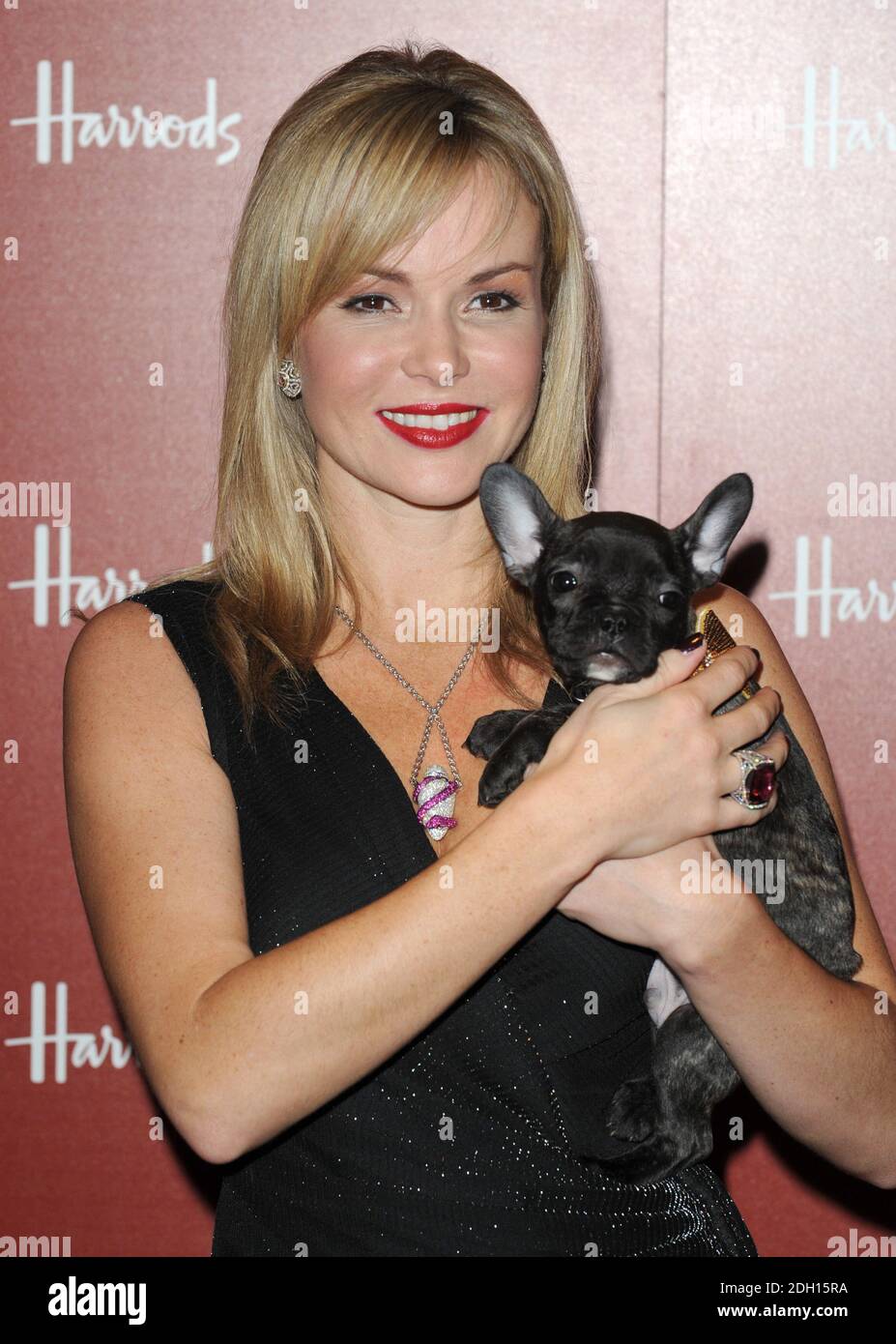 Amanda Holden opens the Harrods department store's annual winter sale ...
