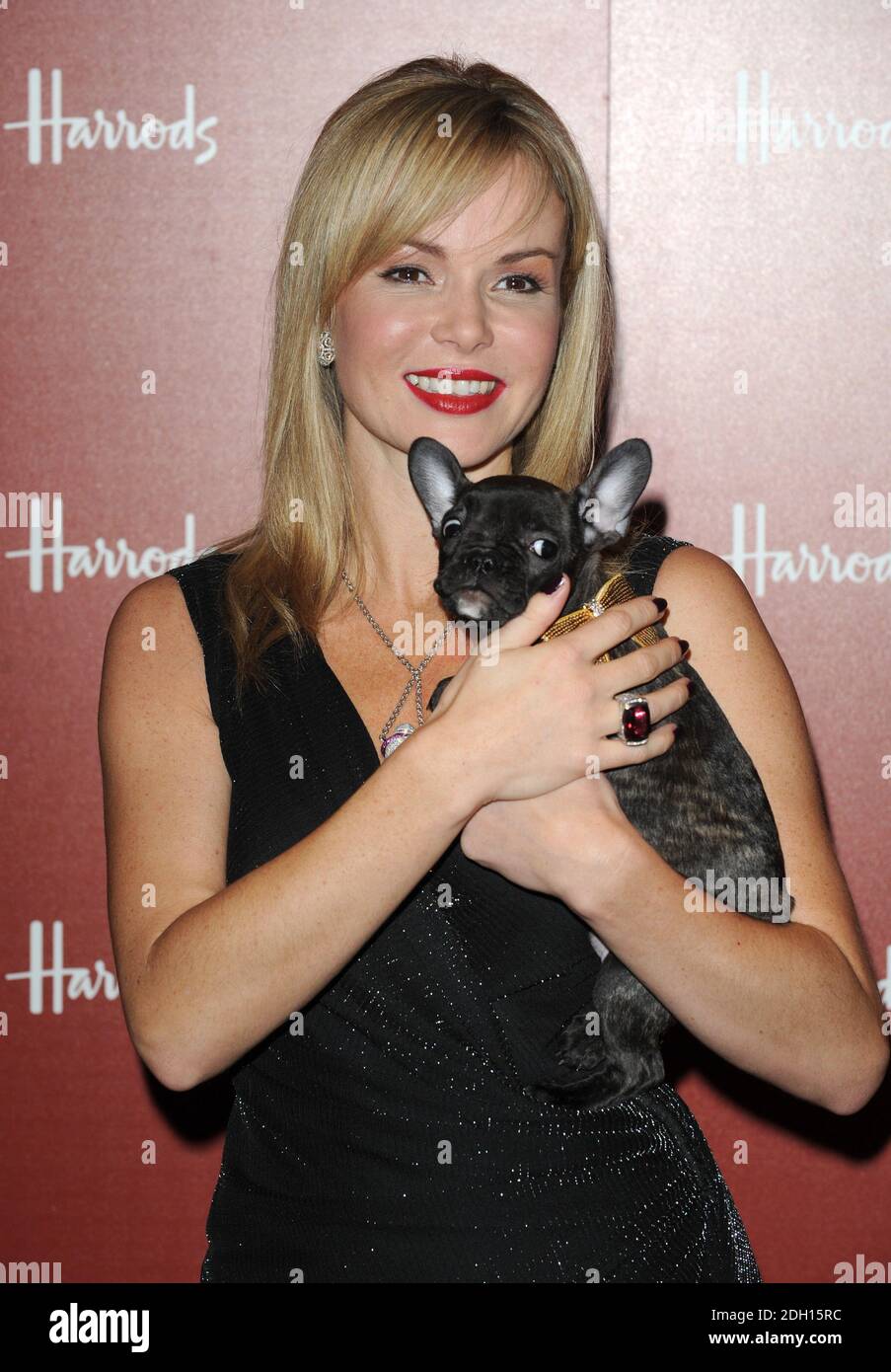 Amanda Holden opens the Harrods department store's annual winter sale ...