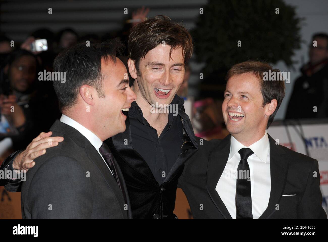 Ant, Dec and David Tennant arrive at the National Television Awards at ...