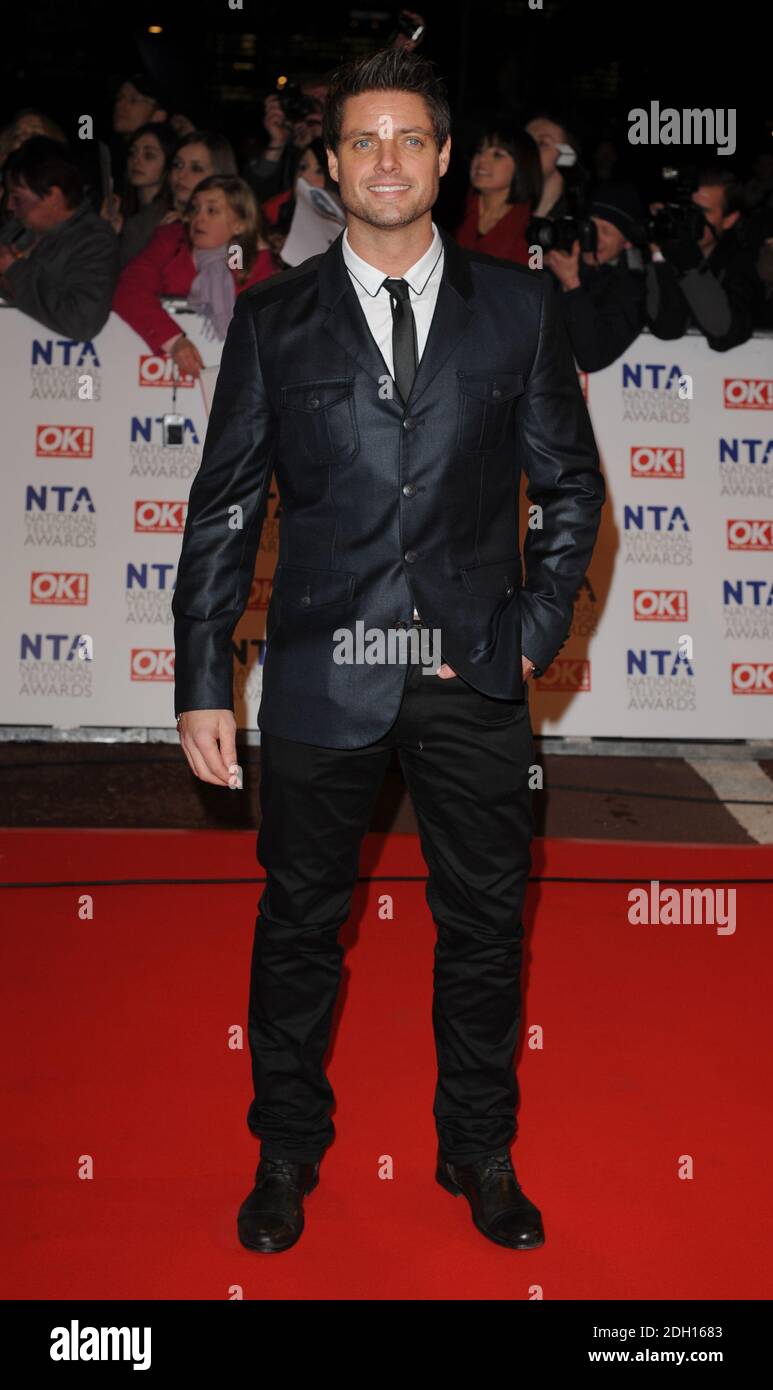 Keith Duffy arrives at the National Television Awards at the O2 Arena ...