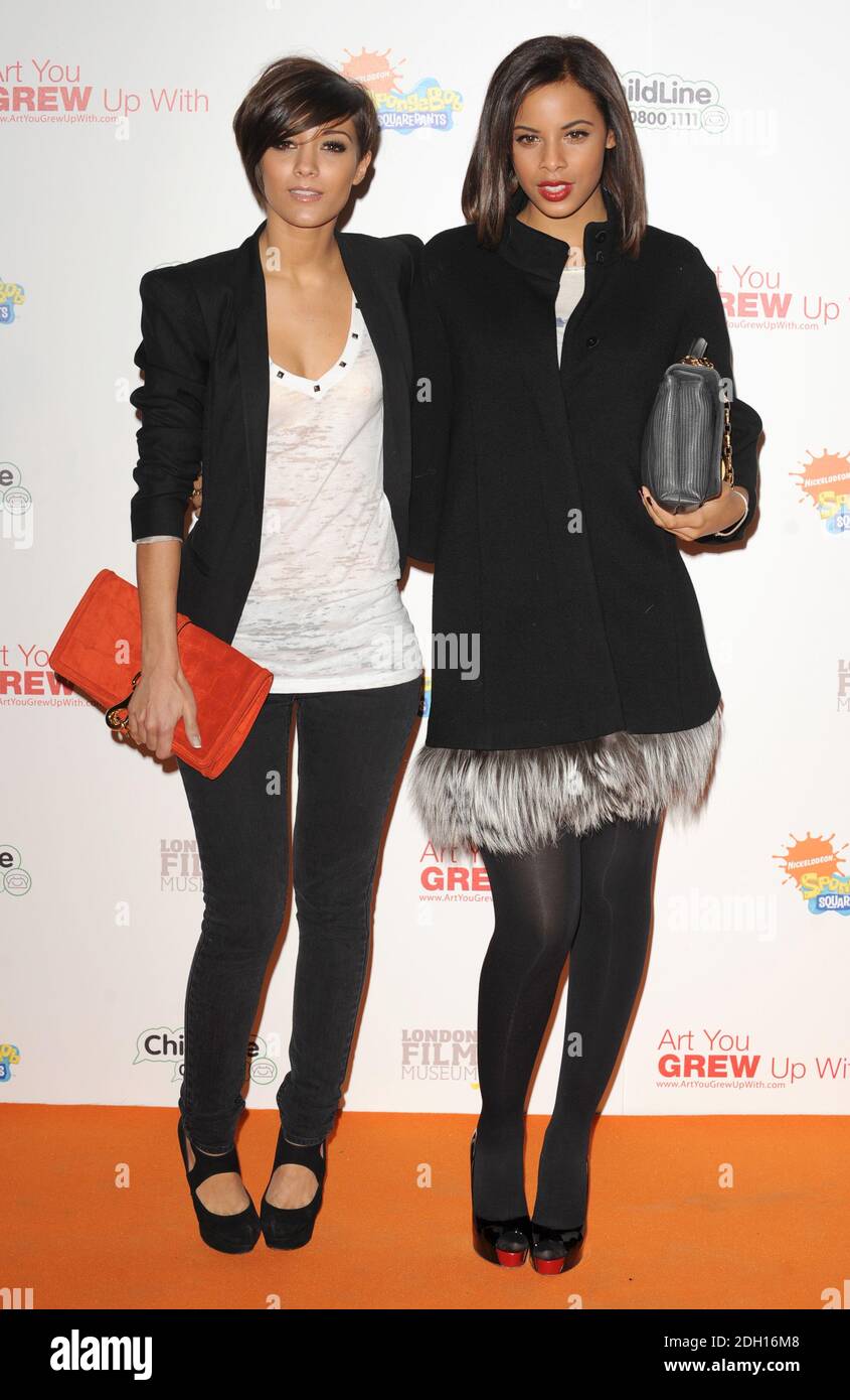 Frankie Sandford and Rochelle Wiseman of The Saturdays arriving at the ...