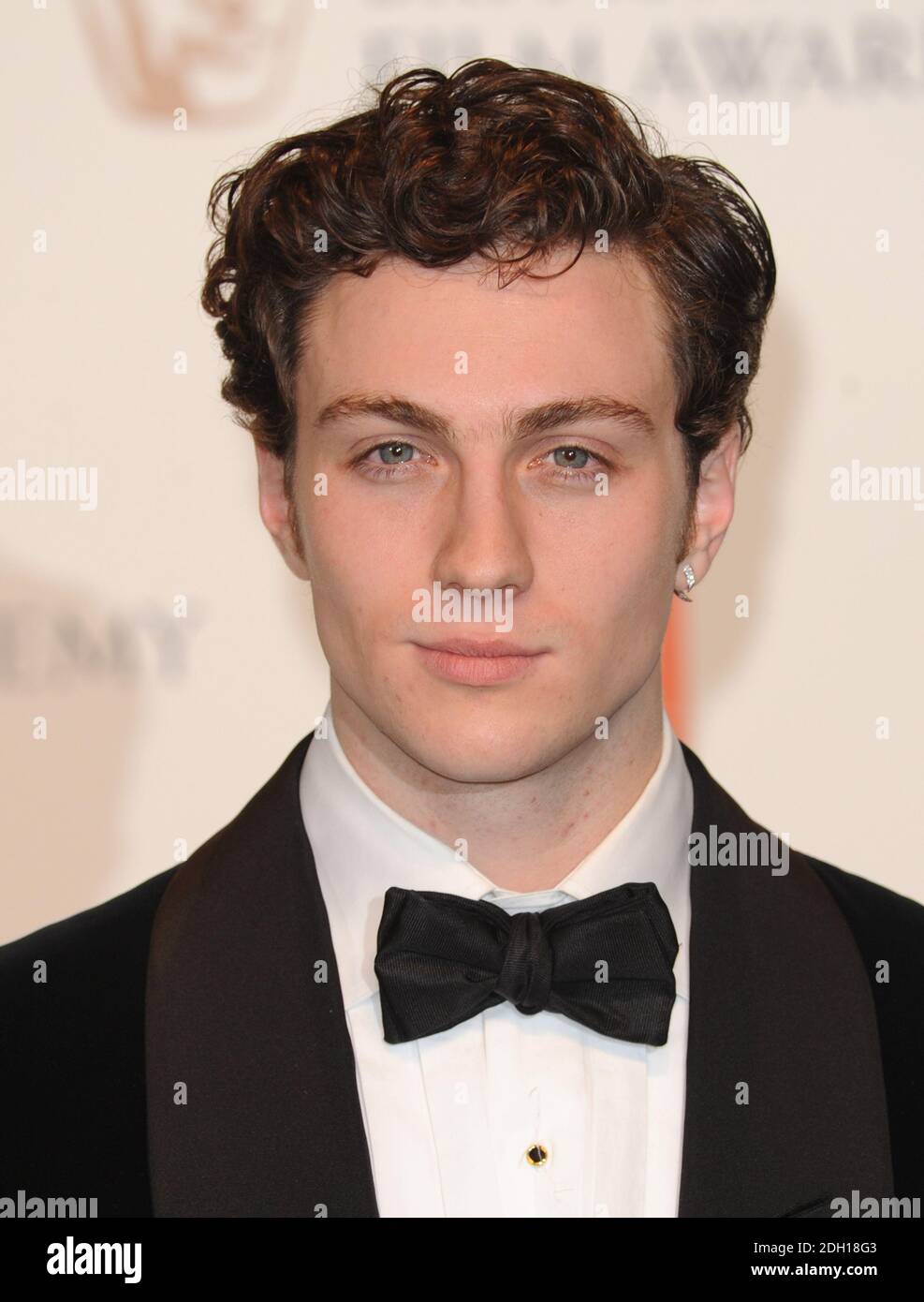 Aaron Taylor-Johnson backstage at the Orange British Academy Film ...