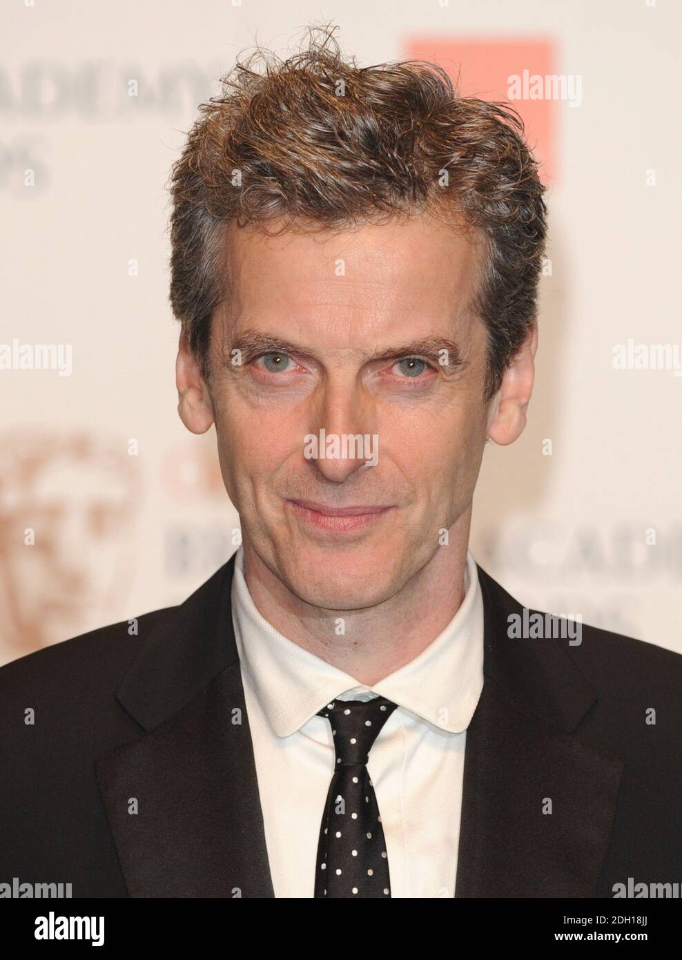 Peter Capaldi backstage at the Orange British Academy Film Awards 2010 ...