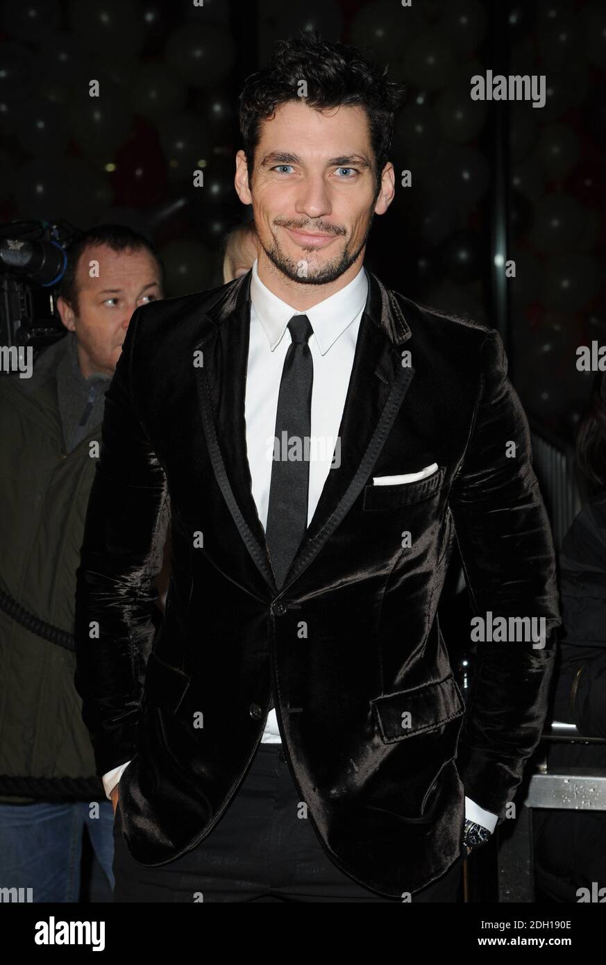 David Gandy arriving at The Love Ball at The Camden Roundhouse in North ...