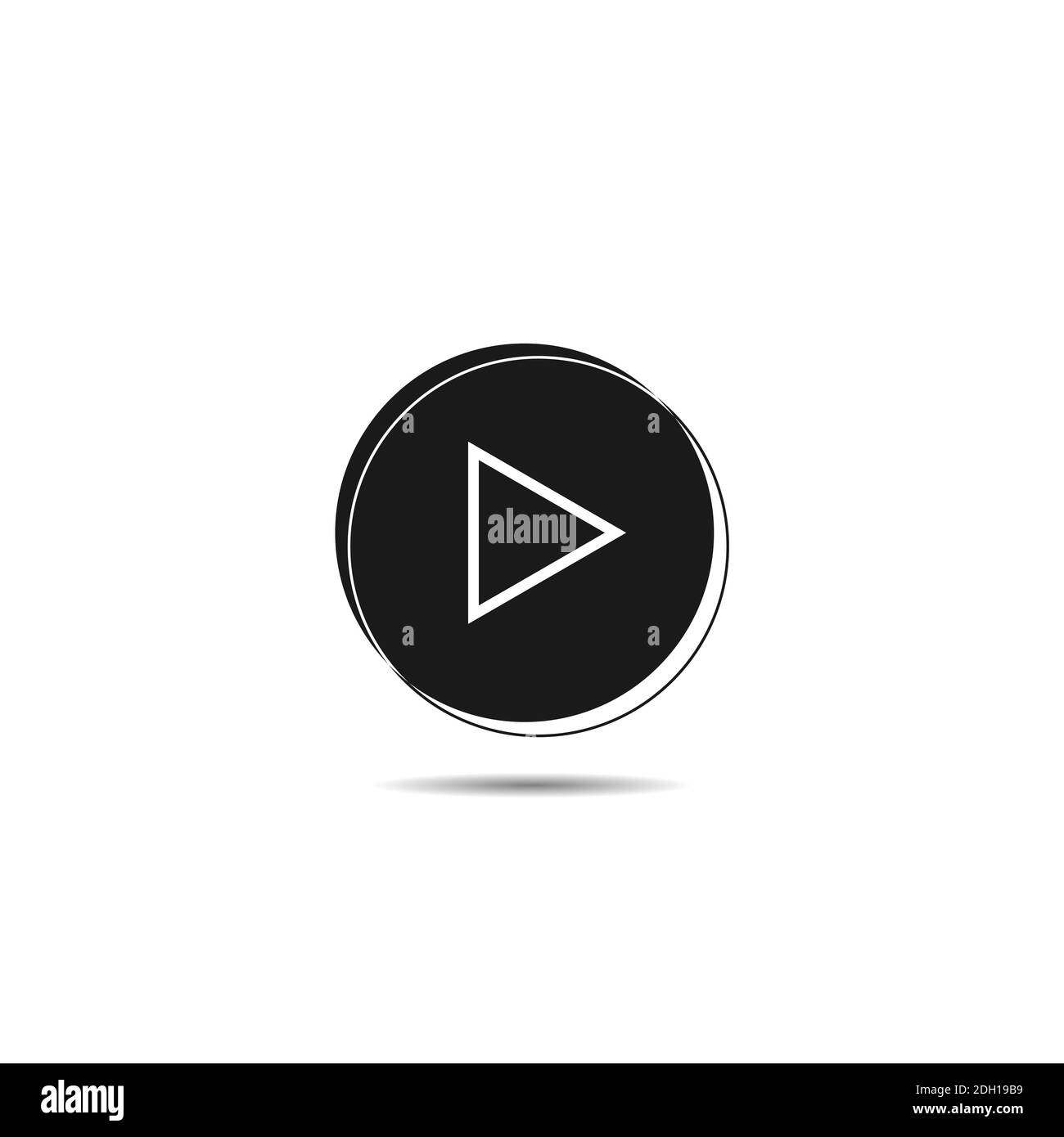 Play button template Stock Vector Image & Art - Alamy