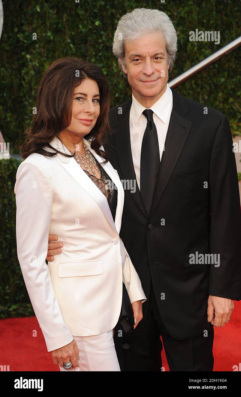 Paula Wagner and Rick Nicita arriving at the Vanity Fair Oscar Viewing ...