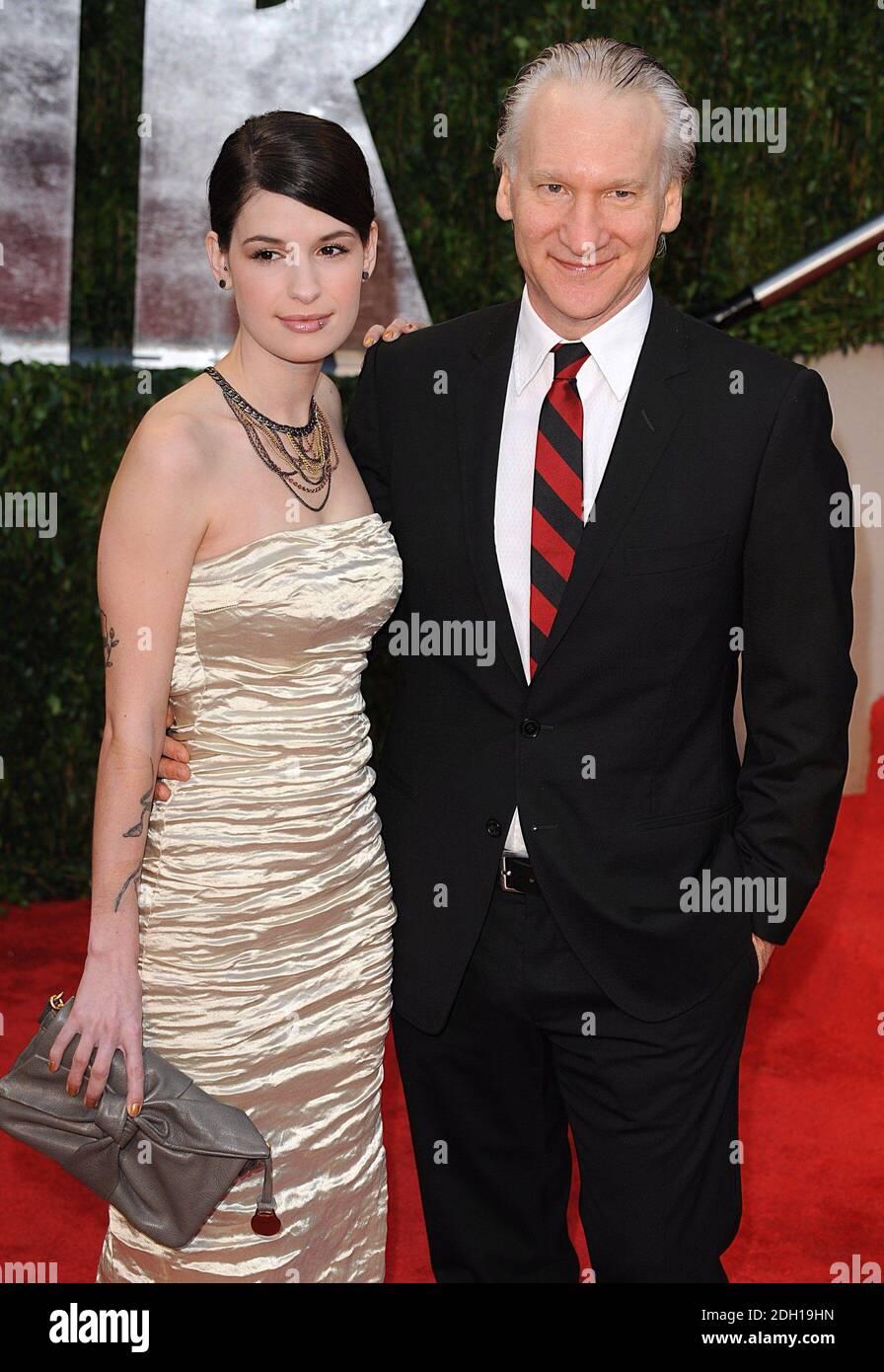 Cara Santa Maria and Bill Maher arriving at the Vanity Fair Oscar ...