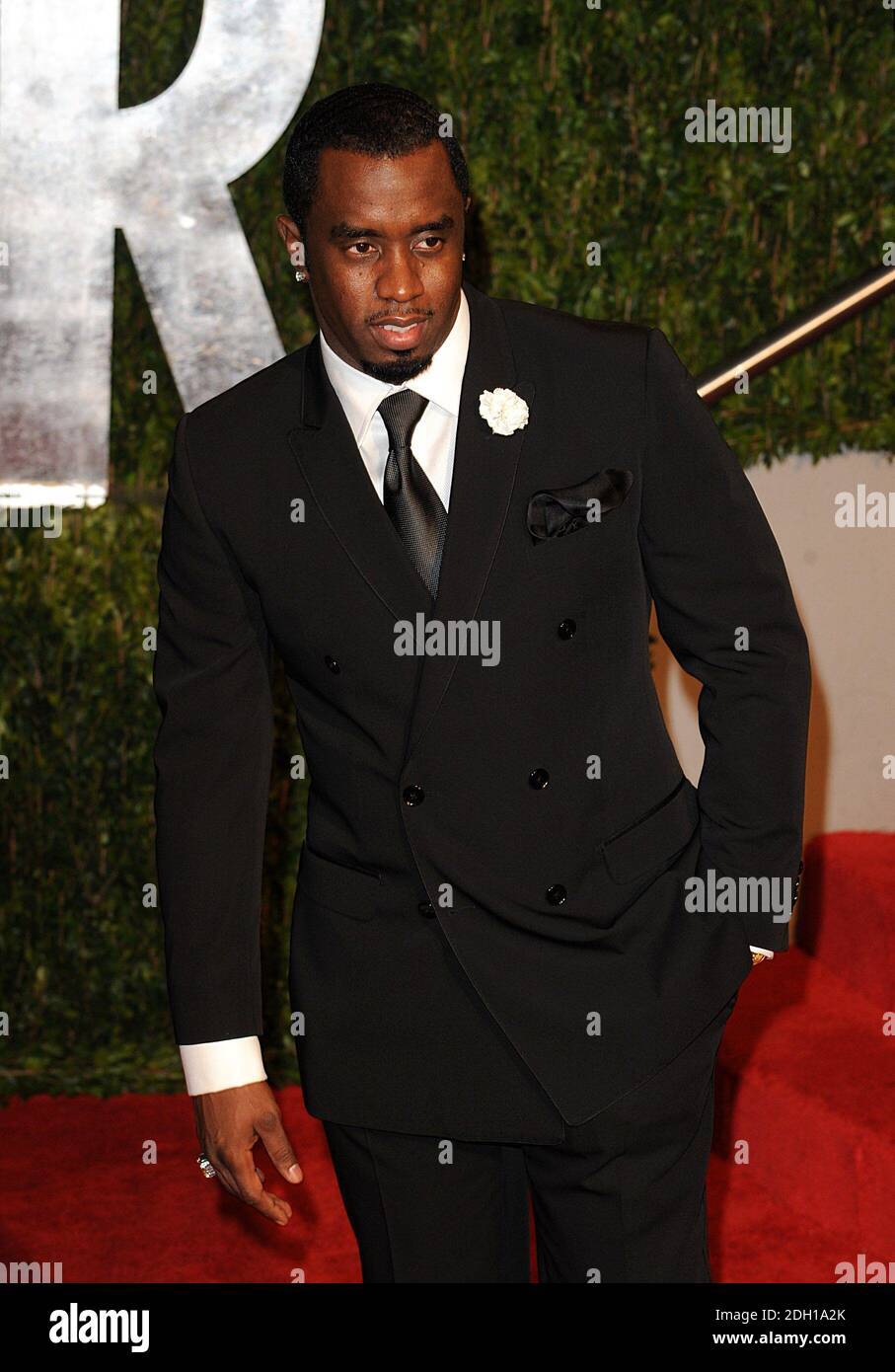 Sean "Diddy" Combs arriving at the Vanity Fair Oscar Viewing Party 2010 ...