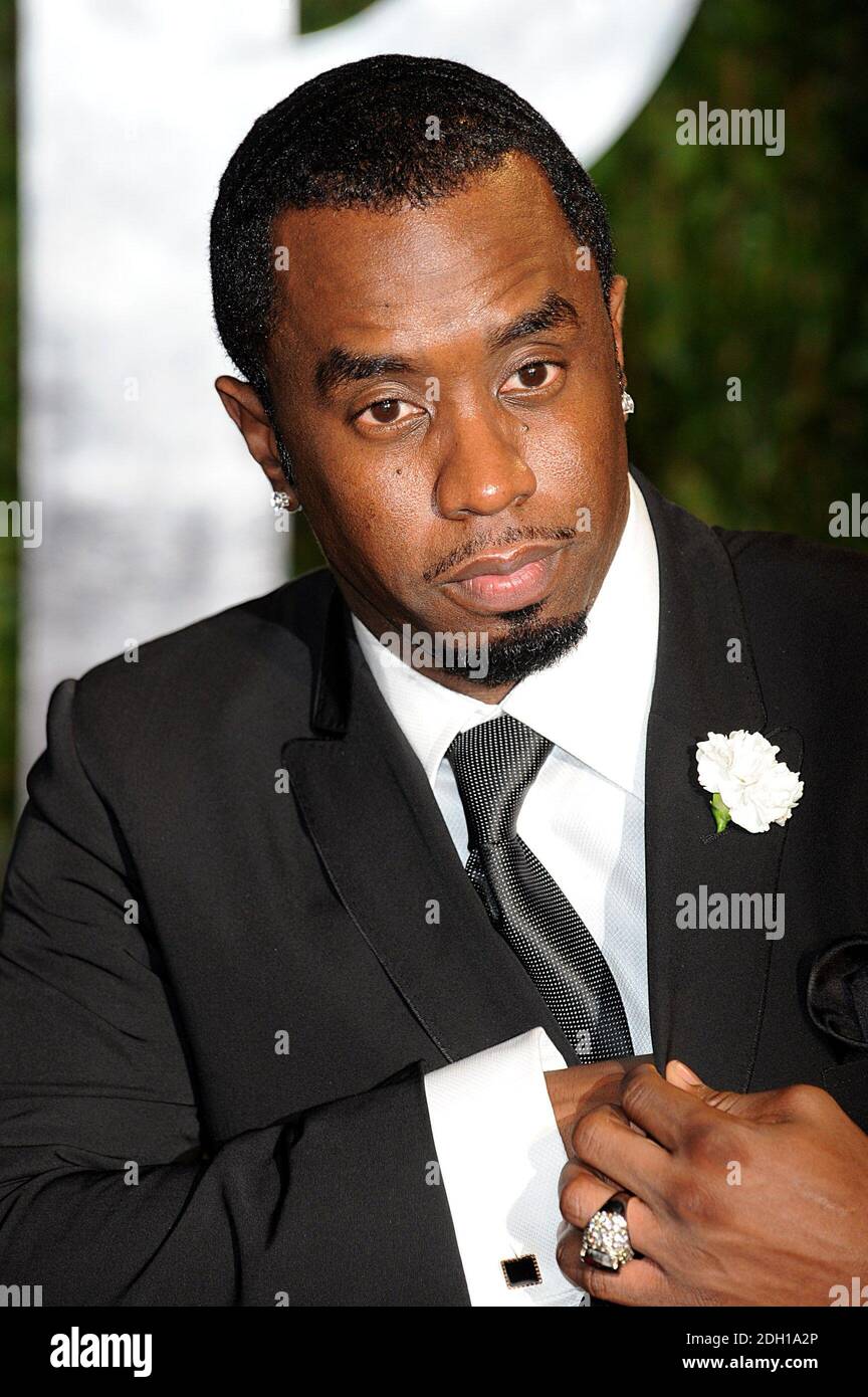 Sean "Diddy" Combs arriving at the Vanity Fair Oscar Viewing Party 2010 ...