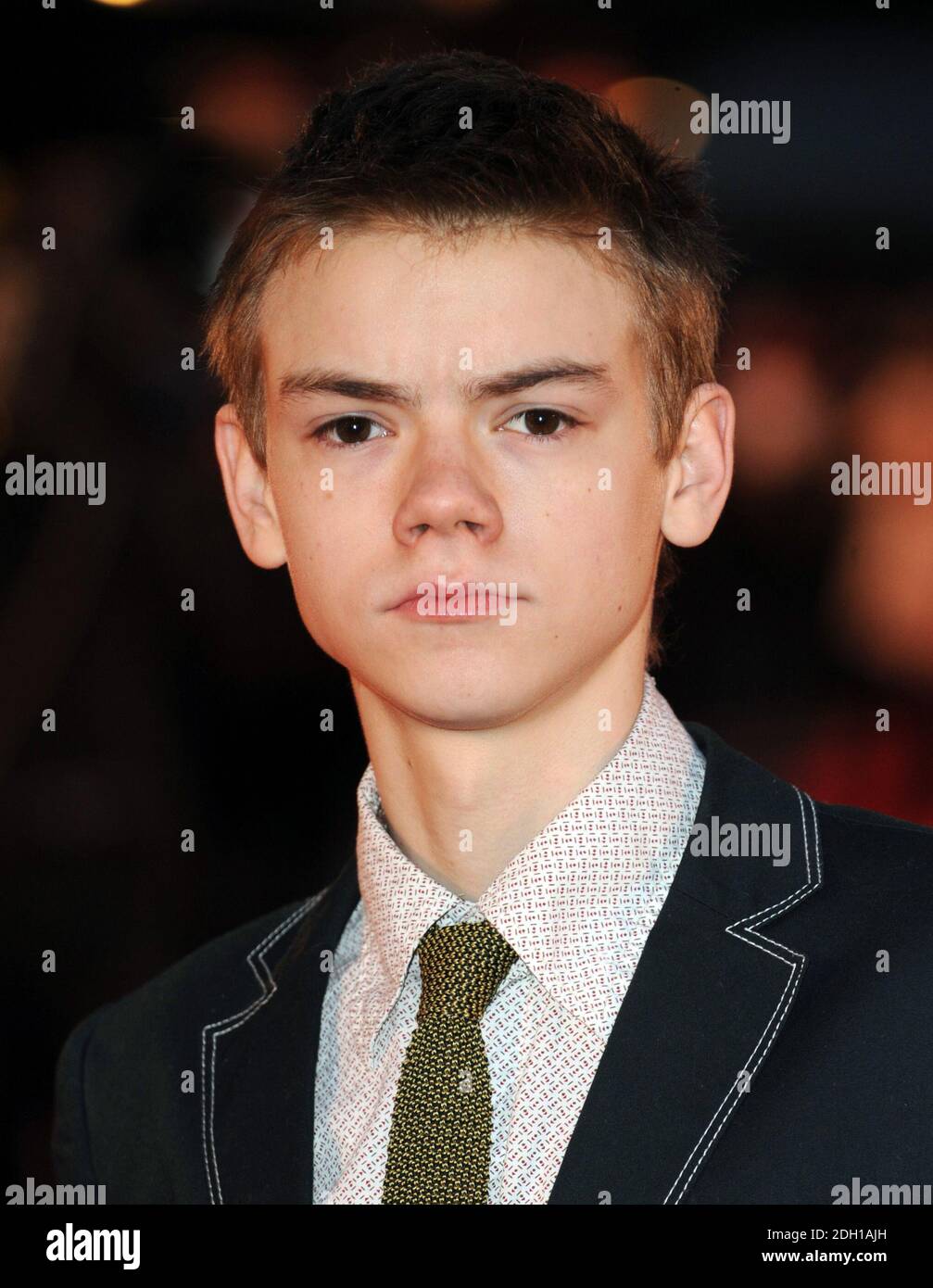 Thomas Sangster arriving at the UK Premiere of Remember Me, Odeon ...