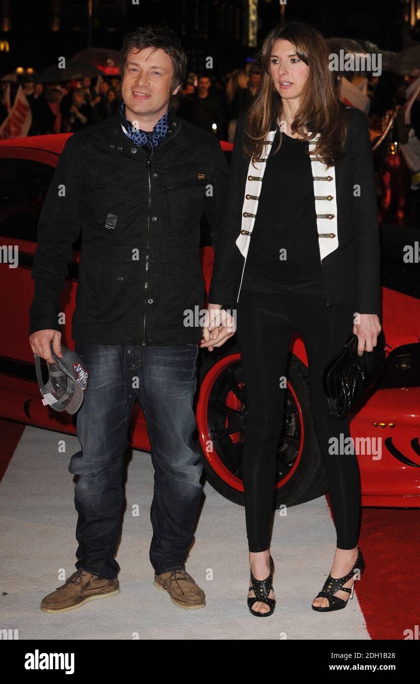 Jamie Oliver and Jools Oliver arriving at the Kick Ass European ...
