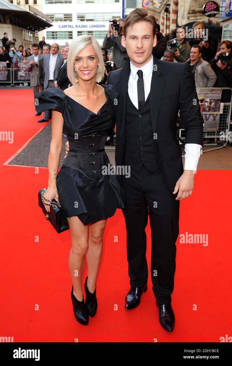 Lee Ryan and girlfriend arriving at the World Premiere of The Heavy ...