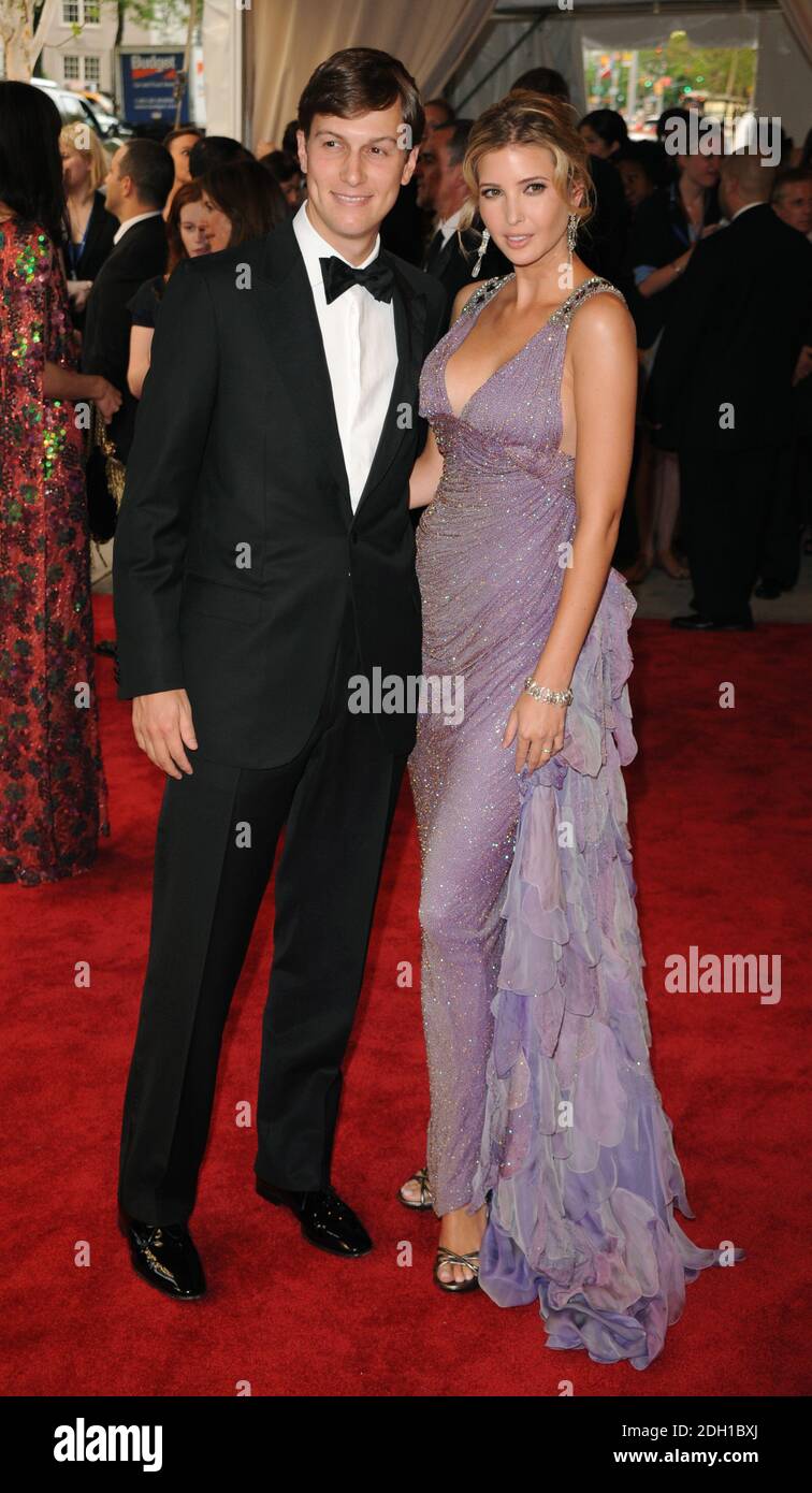 Jared Kushner and Ivanka Trump arriving at the 2010 Metropolitan Museum ...