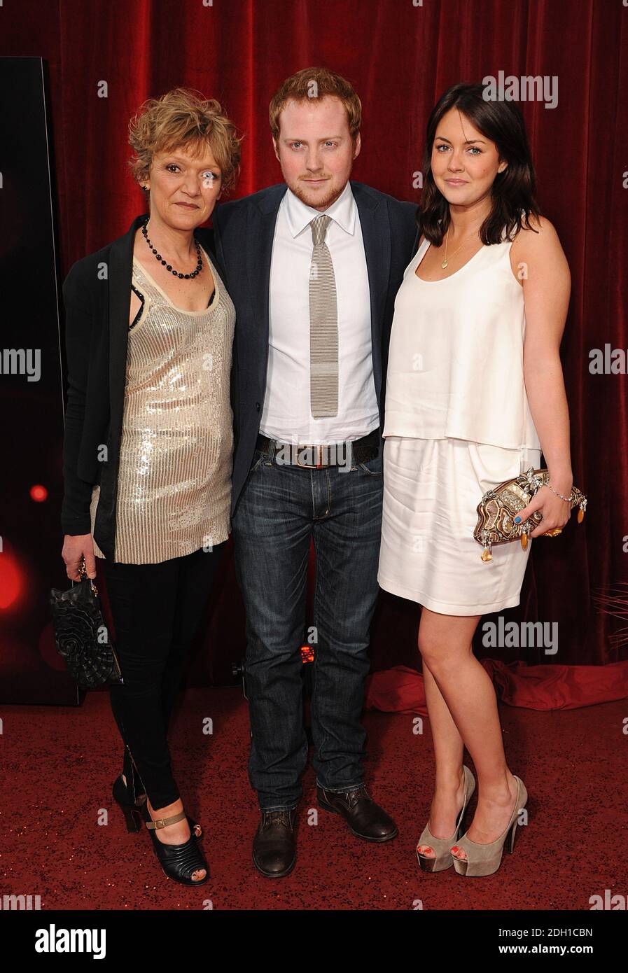 Gillian Wright (left), Lacey Turner (right) and Charlie Clements ...