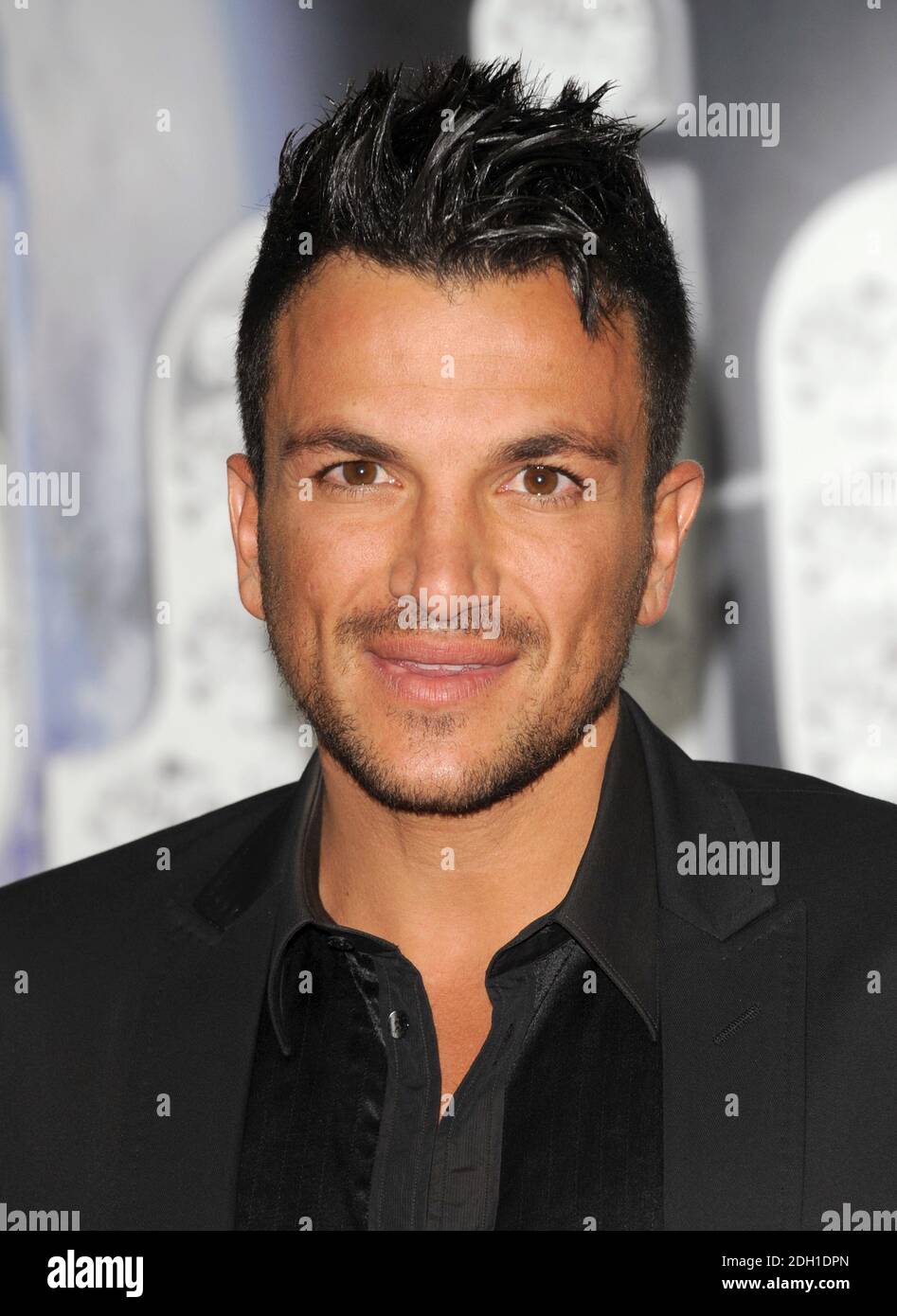 Peter Andre arrives for the World Music Awards 2010, The Sporting Club ...