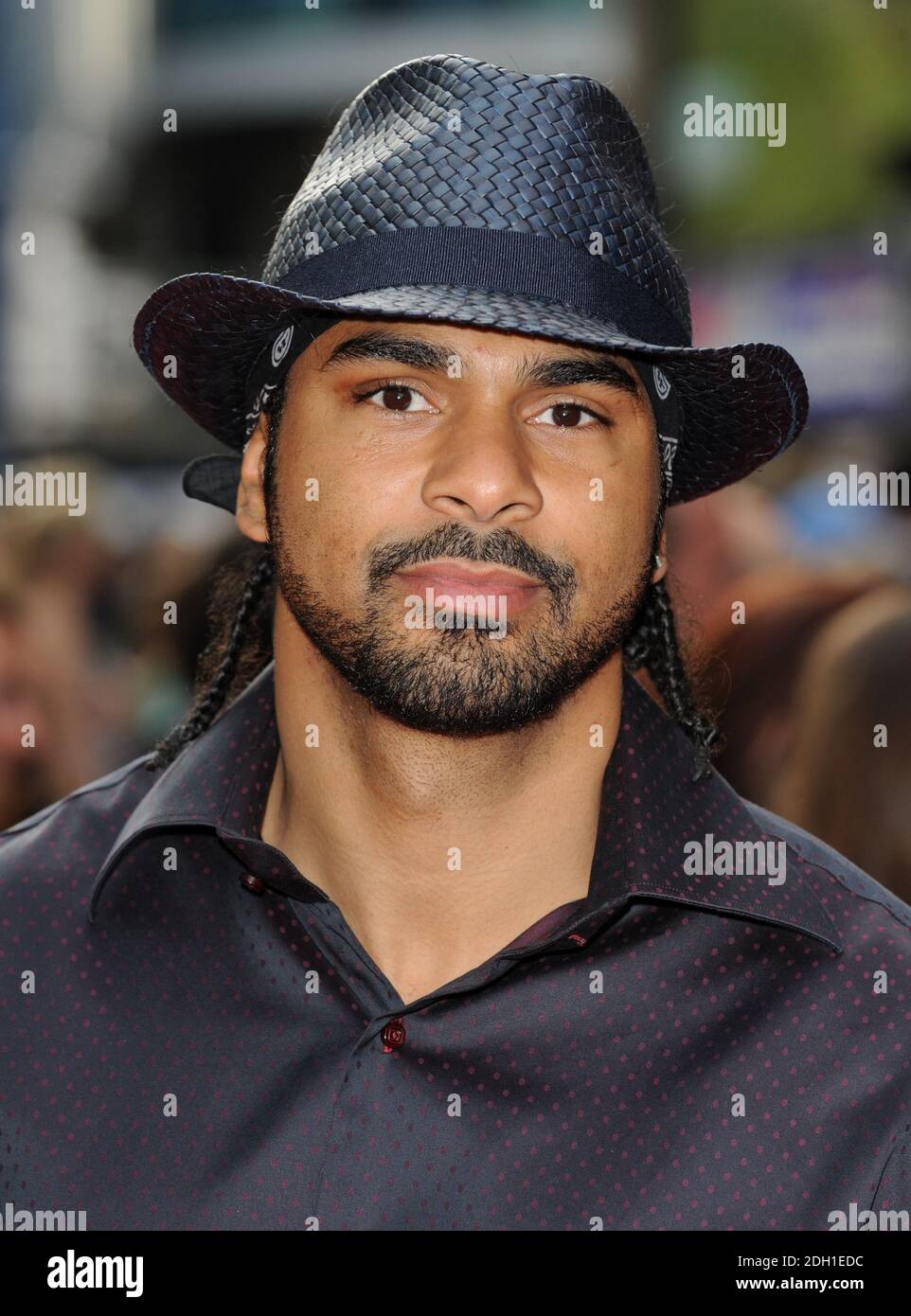 David Haye arriving at the World Premiere of 4.3.2.1. at the Empire ...
