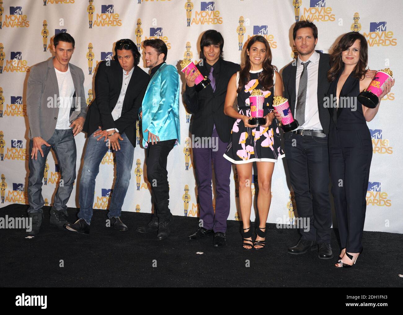 The cast of Twilight at The 2010 MTV Movie Awards at Universal Studios ...