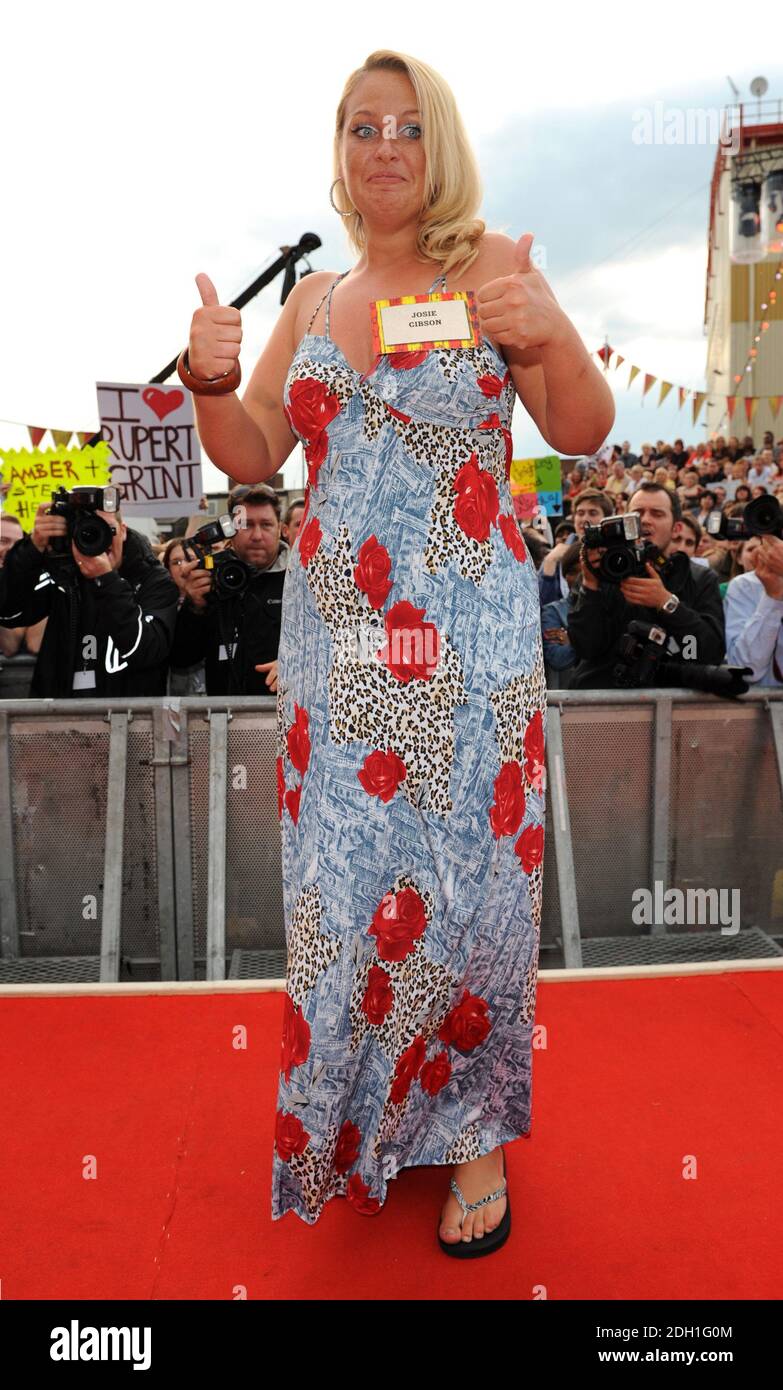 Josie Gibson arriving at the Big Brother 2010 House, Elstree Studios ...