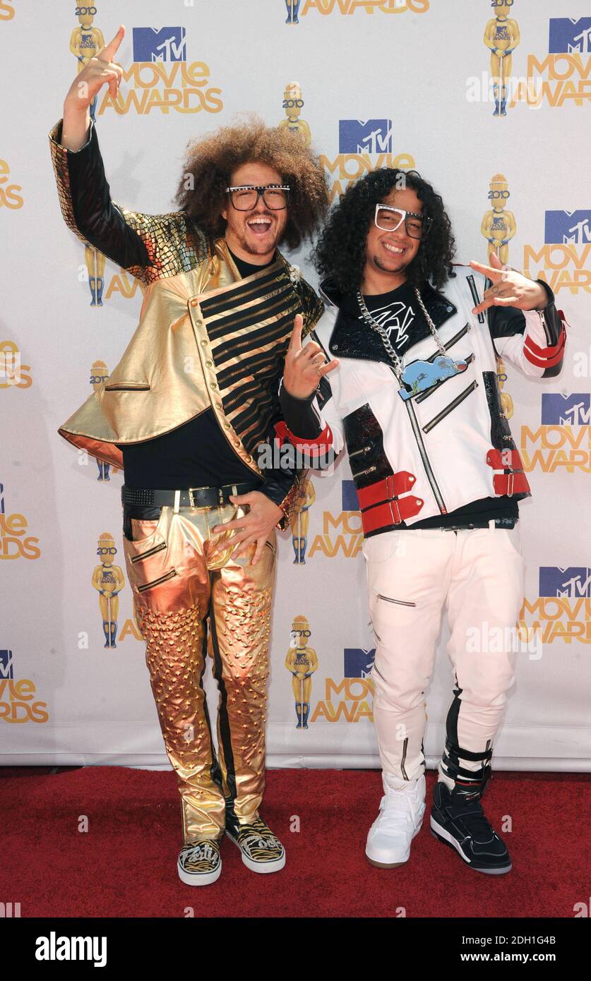 LMFAO arrives for The 2010 MTV Movie Awards, Universal Studios, Los ...