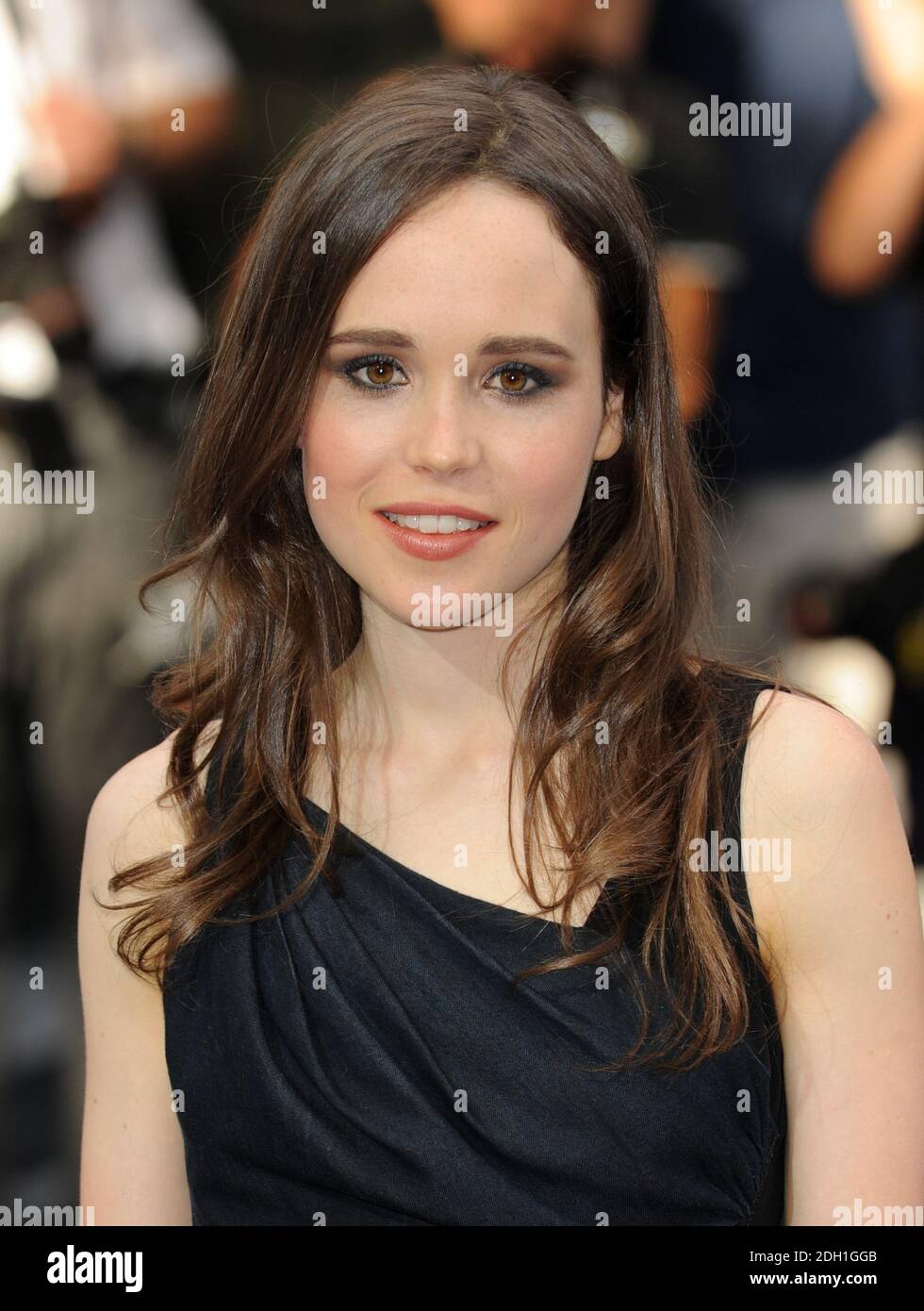 Ellen Page arriving at the World Premiere of Inception, Odeon Cinema in ...