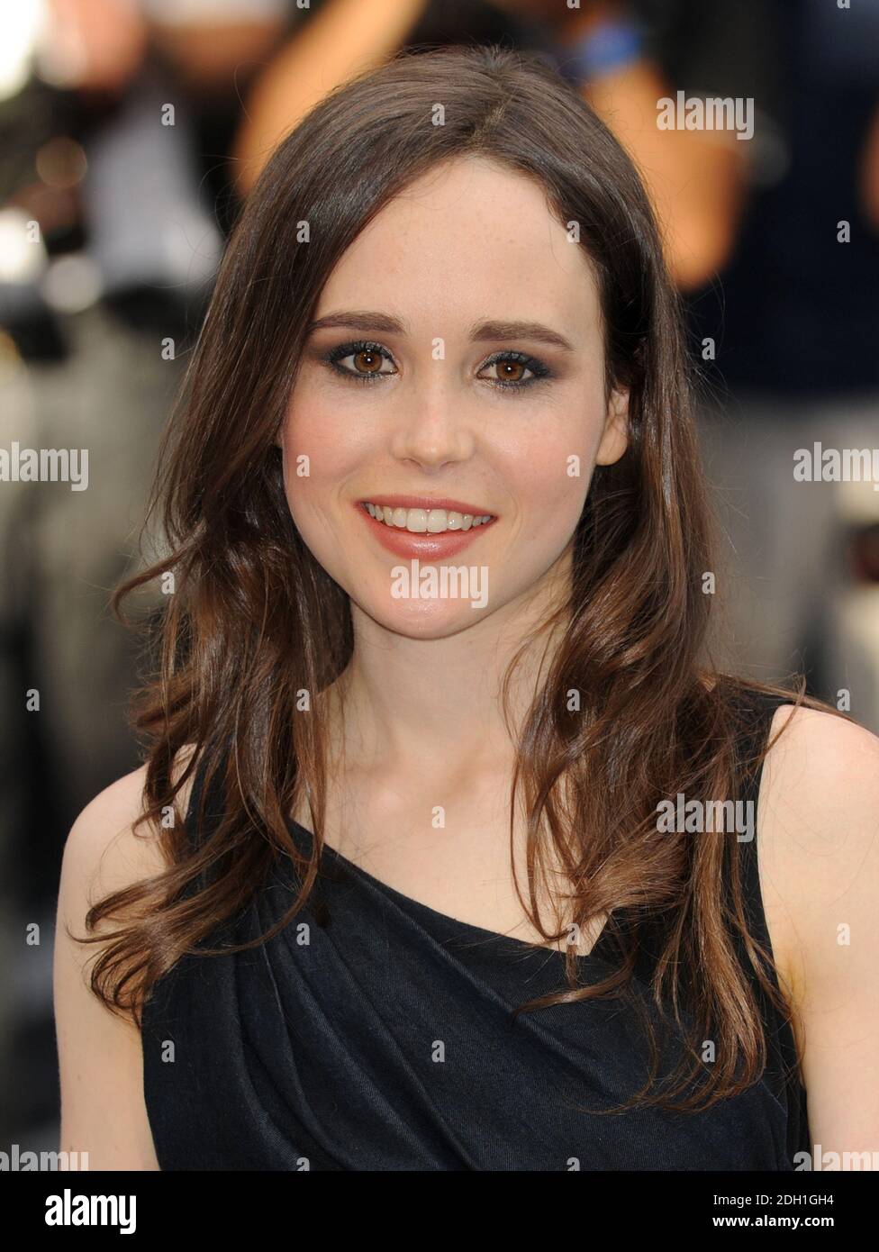Ellen Page arriving at the World Premiere of Inception, Odeon Cinema in ...