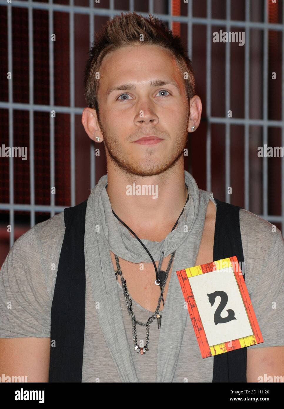 JJ arrives at the Big Brother House, Elstree Studios, Borehamwood ...