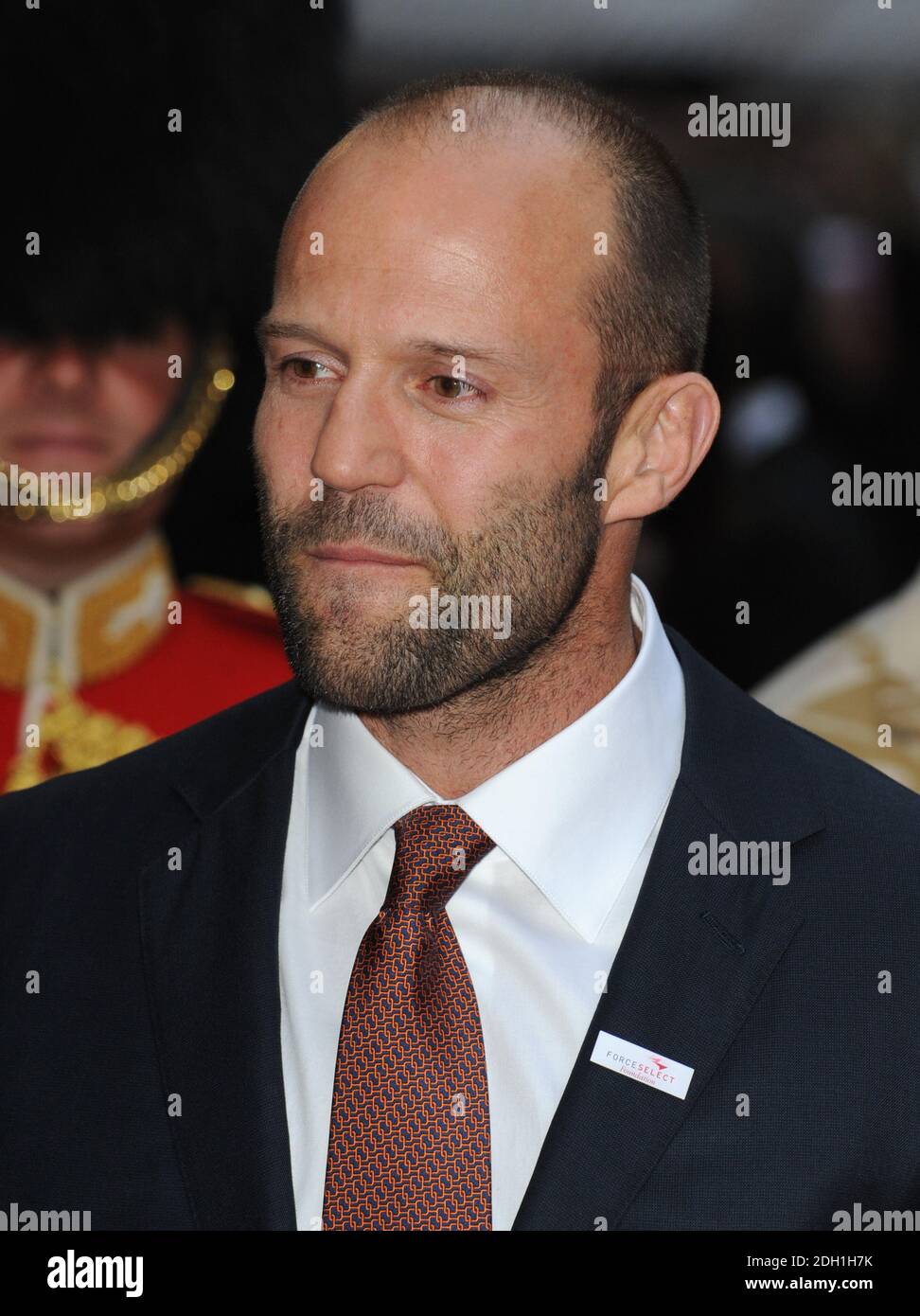 Jason Statham arrives at the UK Premiere of The Expendables at Odeon ...
