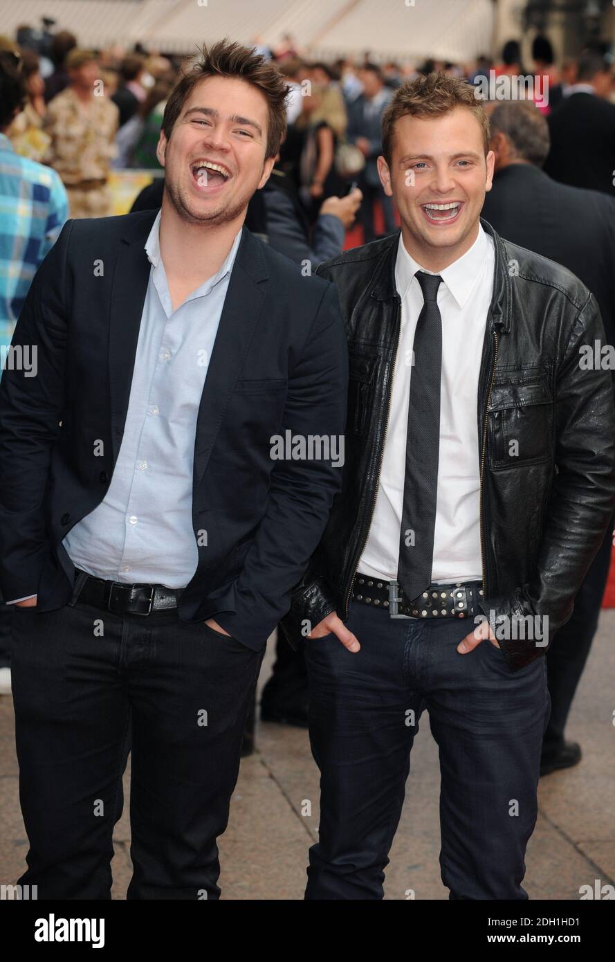 Sam Nixon and Mark Rhodes arrive at the UK Premiere of The Expendables ...