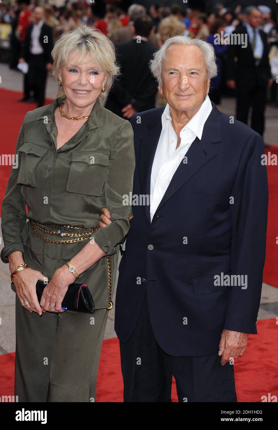 Michael Winner and Wife arrive at the UK Premiere of The Expendables at ...