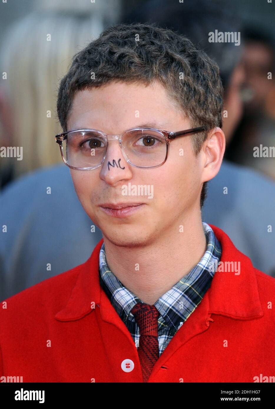 Michael Cera arrives at the Scott Pilgrim VS The World European ...