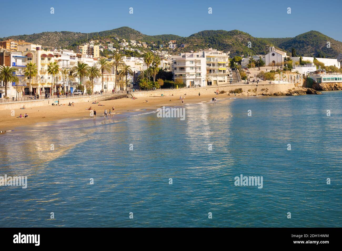 Sitges beach tourism hi-res stock photography and images - Alamy