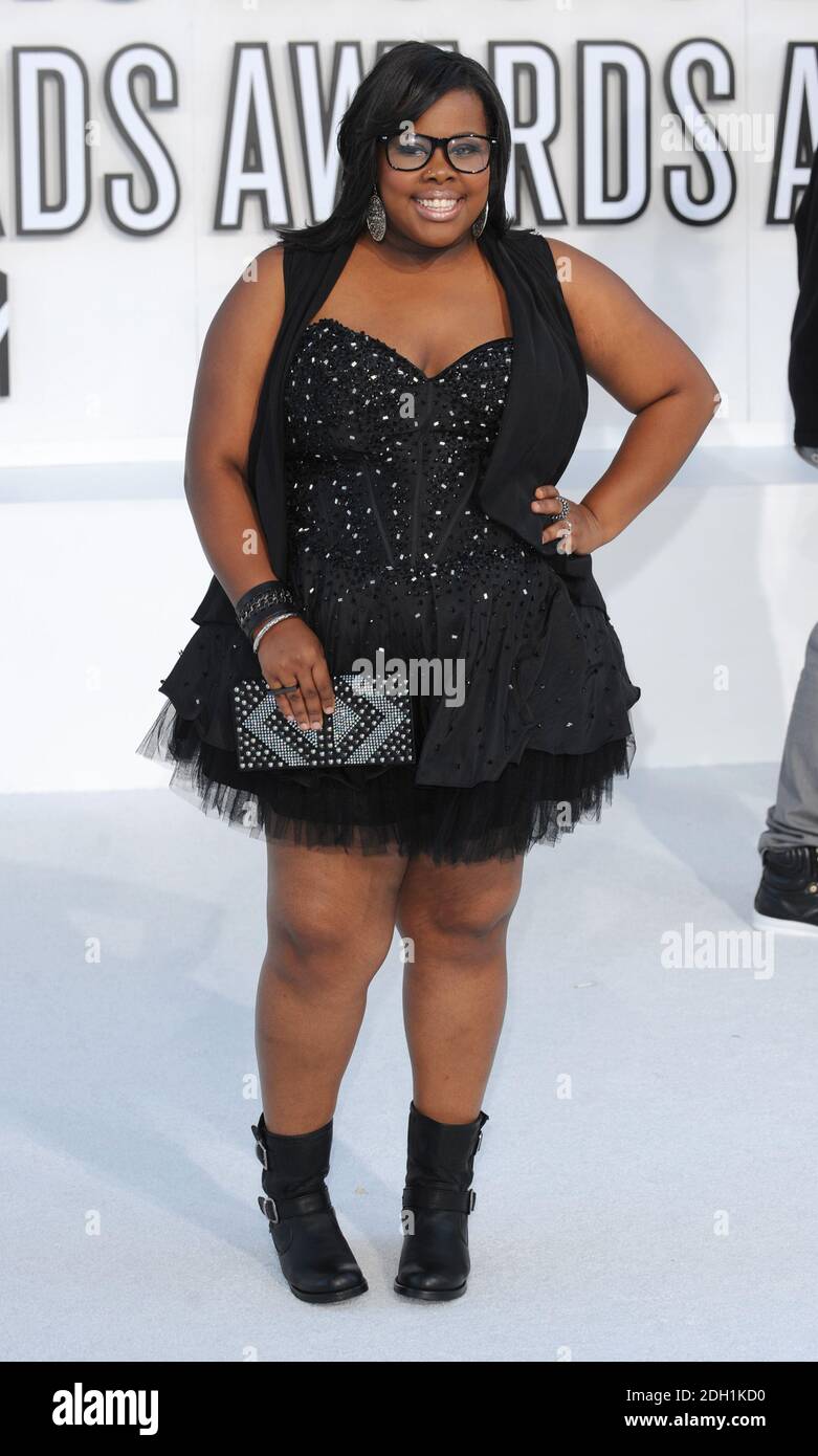 Amber riley arriving at the mtv video music awards 2010 hi-res stock ...