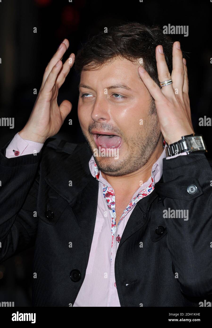 Brian Dowling arriving at the UK Gala Premiere of The Other Guys, Vue ...