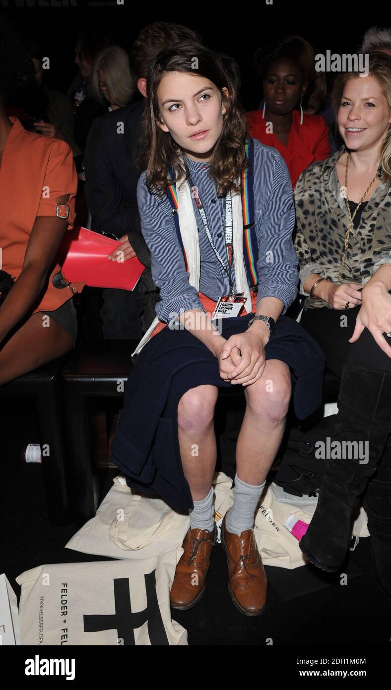 Coco Sumner attending the Felder Felder and Hannah Marshall Shows ...