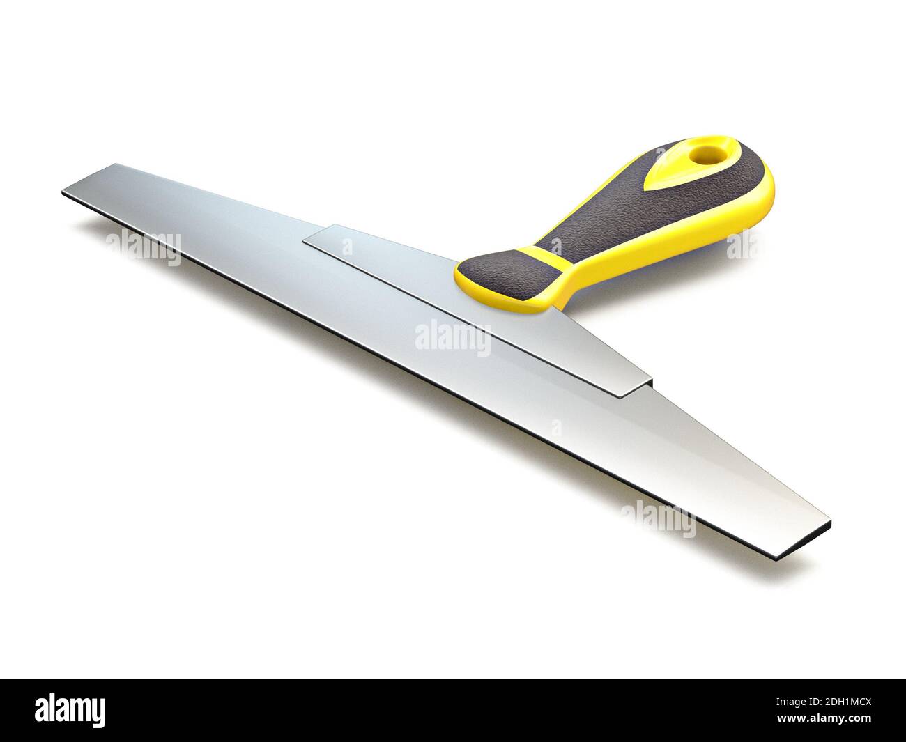 Wide wall scraper tool 3D Stock Photo - Alamy
