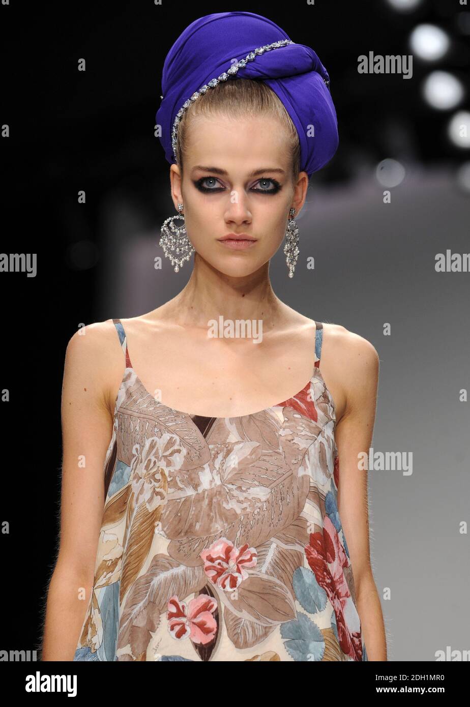 The Issa Fashion show during London Fashion Week, London Stock Photo ...