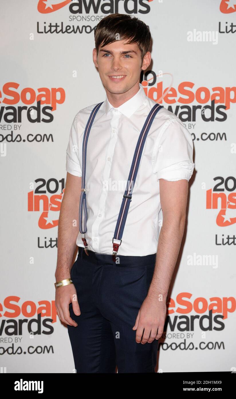 Kieron Richardson arriving at the Inside Soap Awards 2010, Shaka Zulu ...