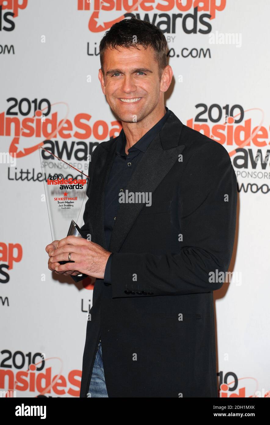 Scott Maslen arriving at the Inside Soap Awards 2010, Shaka Zulu ...