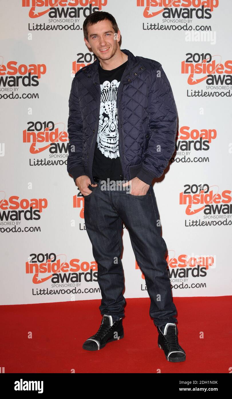 Anthony Quinian arriving at the Inside Soap Awards 2010, Shaka Zulu ...