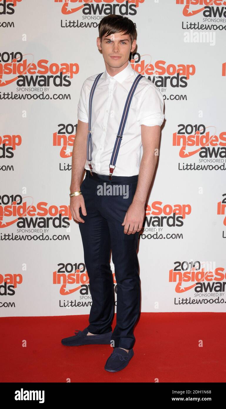 Kieron Richardson arriving at the Inside Soap Awards 2010, Shaka Zulu ...