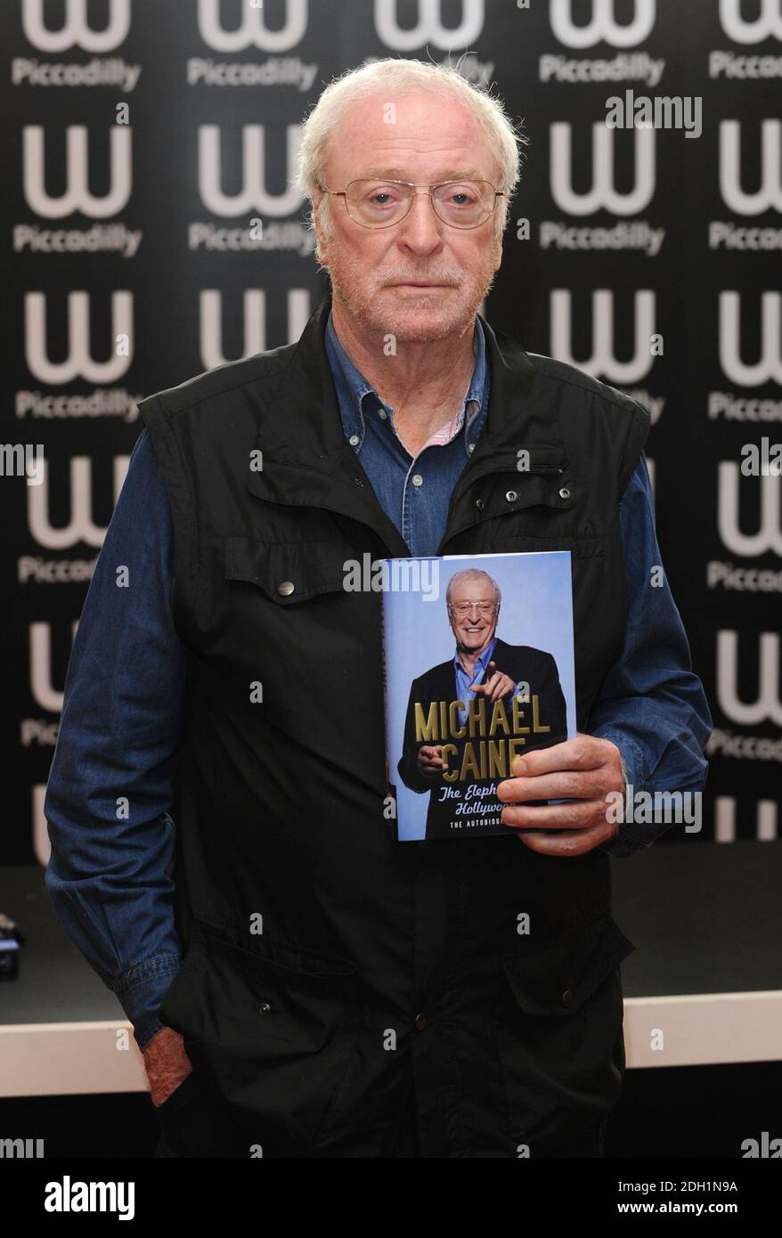 Michael Caine signs copies of his latest Autobiography 'The Elephant to ...
