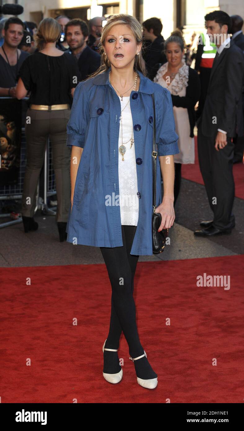 Nikki Graham arriving at the Legend of the Guardians, The Owls of G ...